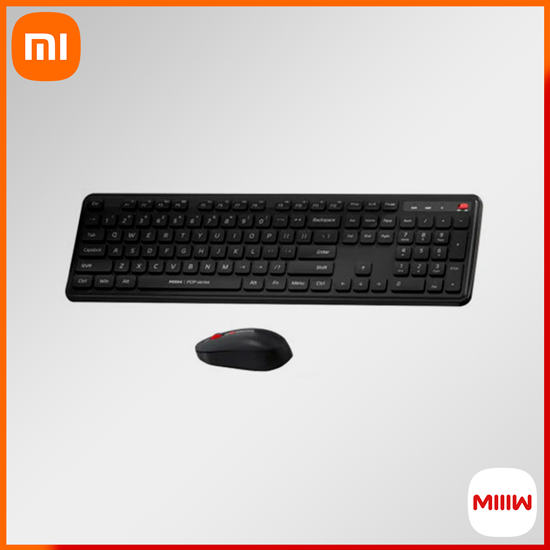 MIIIW Wireless Silent Keyboard & Mouse Set - 3rd Gen - ToruMart.pk