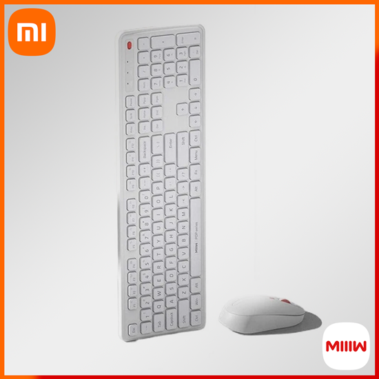 MIIIW Wireless Silent Keyboard & Mouse Set - 3rd Gen - ToruMart.pk